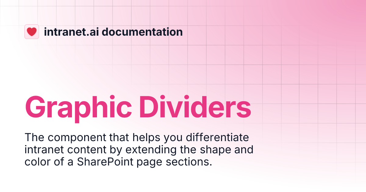 Graphic Dividers | intranet.ai documentation