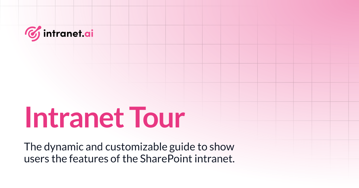 Intranet Tour | intranet.ai documentation
