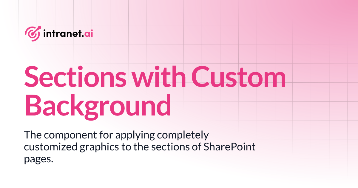 Sections with Custom Background | intranet.ai documentation