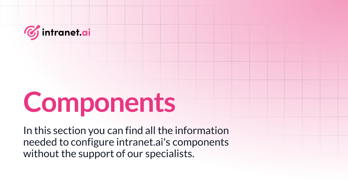 Components | intranet.ai documentation